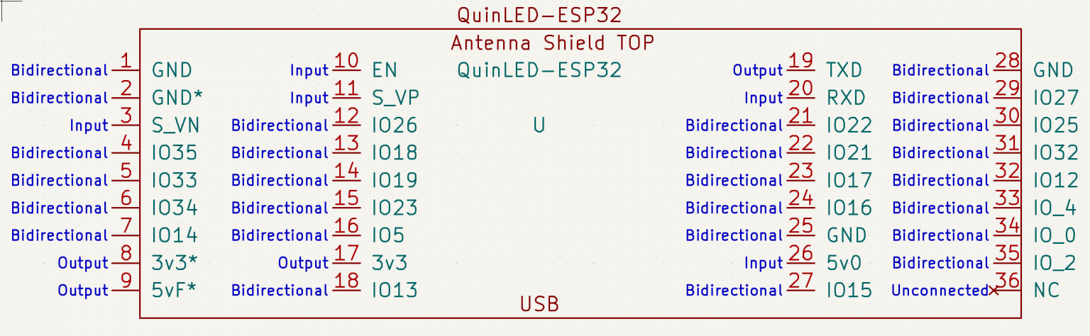 QuinLED-ESP32 KiCad Files - quinled.info