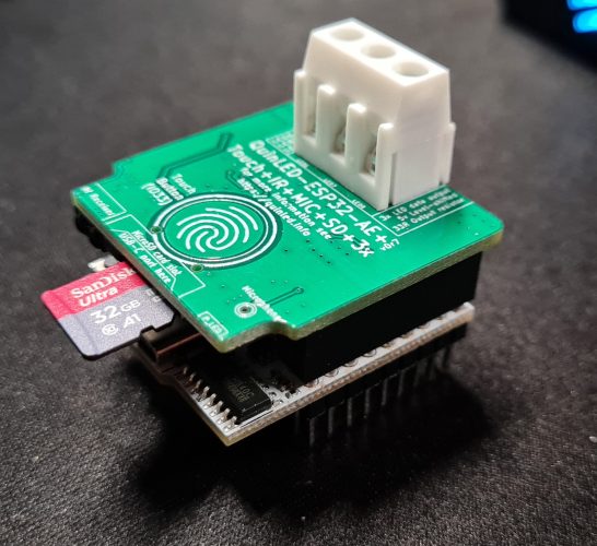 QuinLED-ESP32-AE+ (Touch, IR, Microphone, Micro-SDcard, 3x LED channel ...