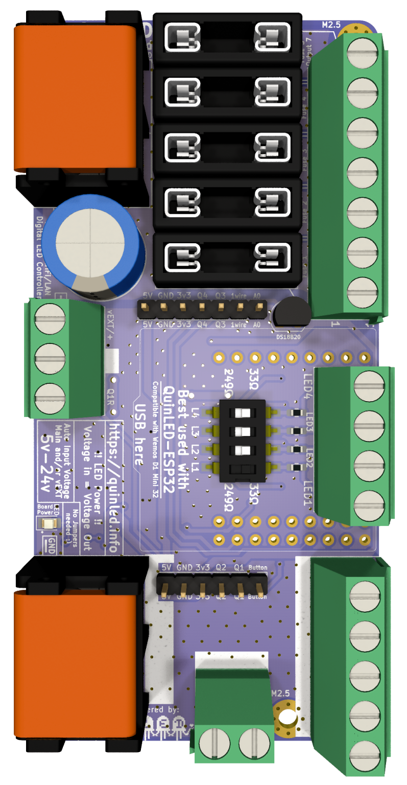 QuinLED-Dig-Quad Pinout Guide - quinled.info