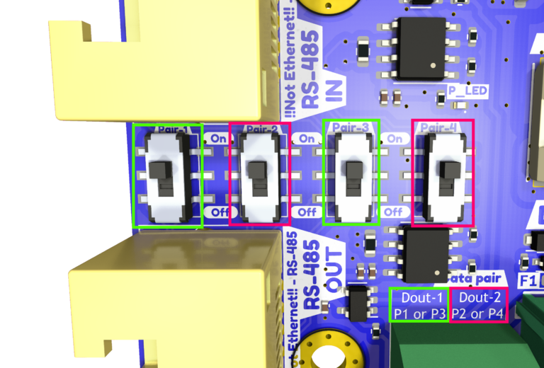 QuinLED Diff-Adv Receiver-Midpoint Switches guide - quinled.info